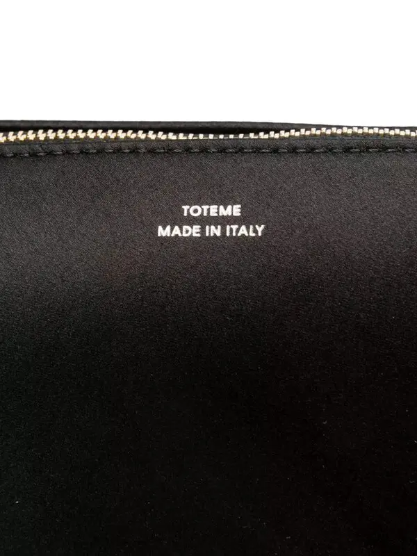 TOTEME Bevel Zip Shoulder Bag - Black