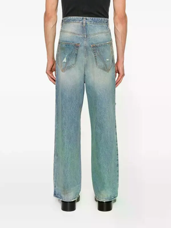 Vetements Distressed Baggy Jeans