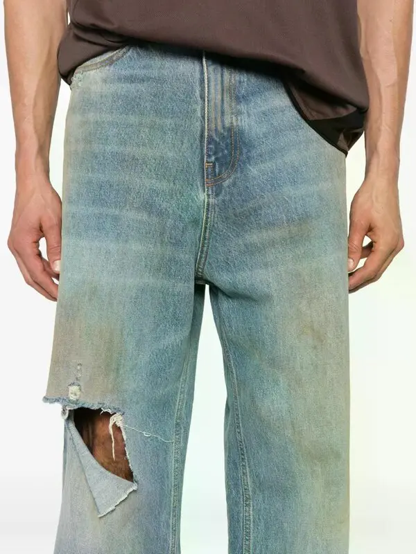 Vetements Distressed Baggy Jeans