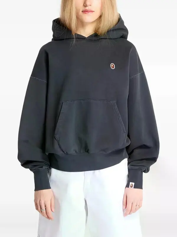 A BATHING APE Pigment Dyed One Point Hoodie
