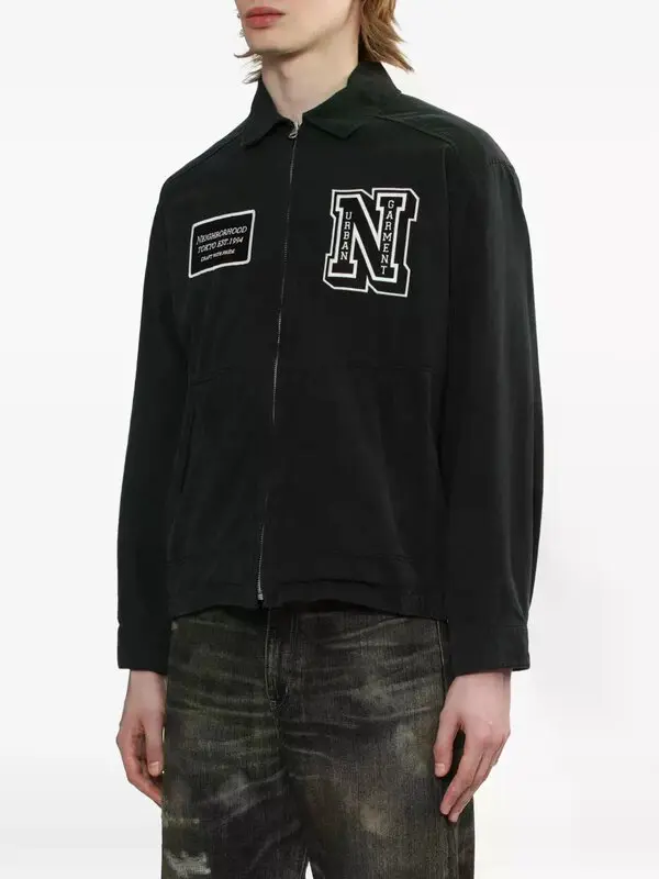 NEIGHBORHOOD Logo-patch Zip-up Jacket