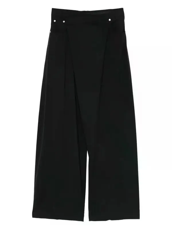 MUGLER Wrap Wide-leg Trousers