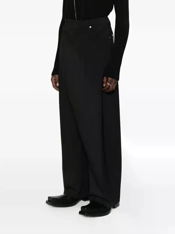 MUGLER Wrap Wide-leg Trousers