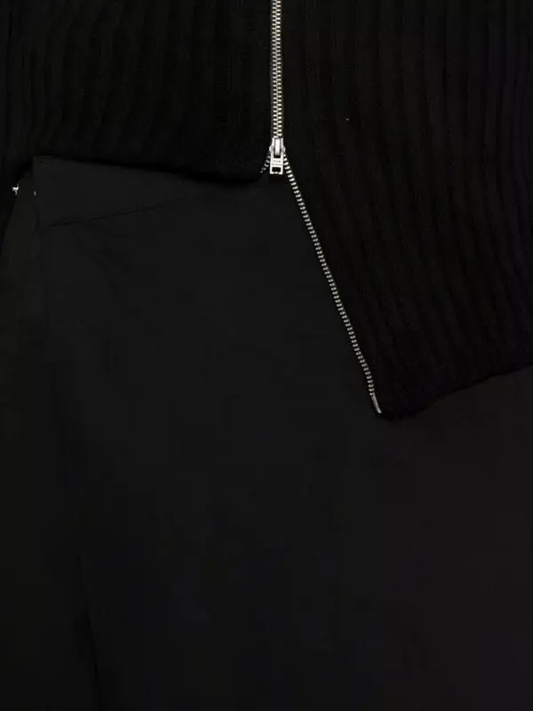 MUGLER Wrap Wide-leg Trousers