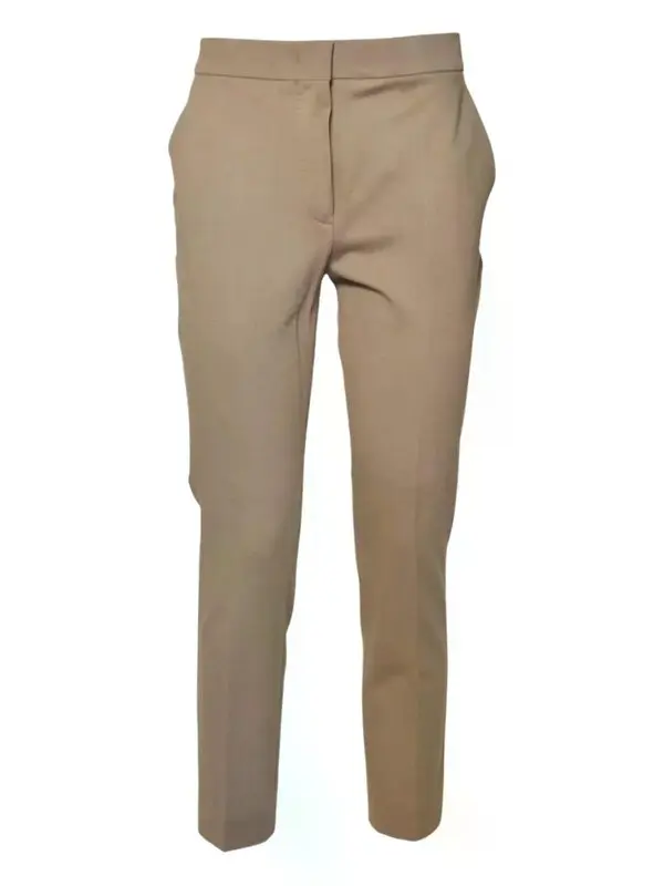 Max Mara Concealed-fastening Tailored Trousers - Brown