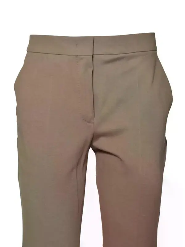 Max Mara Concealed-fastening Tailored Trousers - Brown