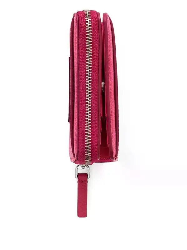 Marc Jacobs Zip-around Leather Wallet - Pink