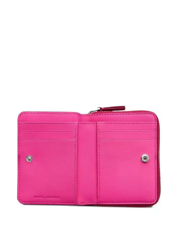 Marc Jacobs Zip-around Leather Wallet - Pink