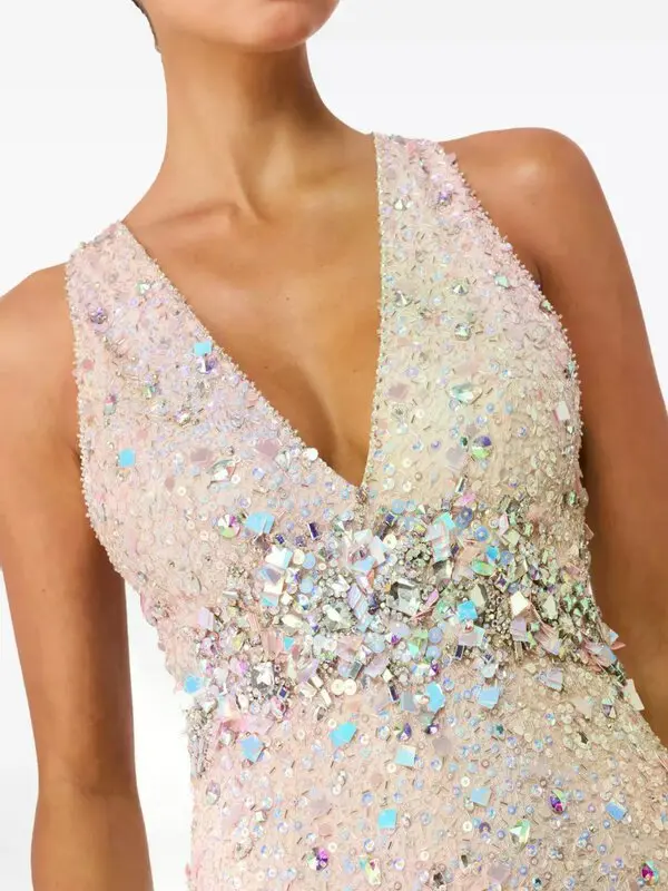 Jenny Packham Sequin Embellished Mini Dress
