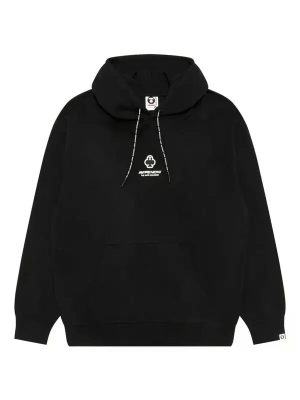 AAPE BY *A BATHING APE Logo-detailed Hoodie - Black