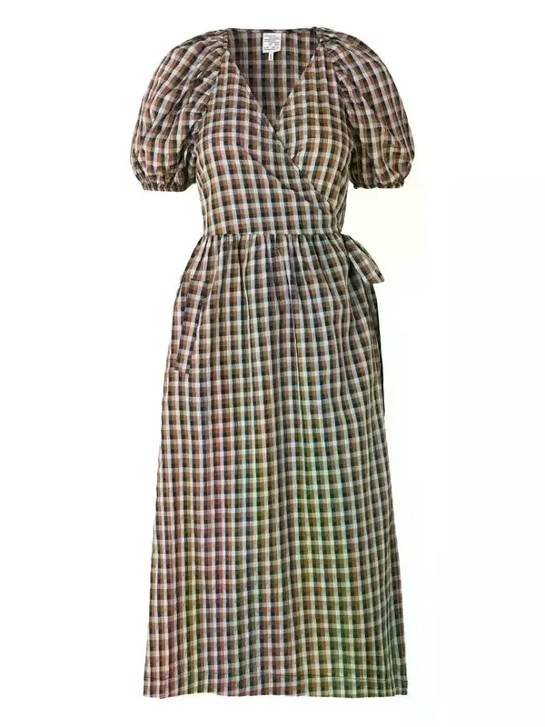 Baum Und Pferdgarten Gingham Midi Dress