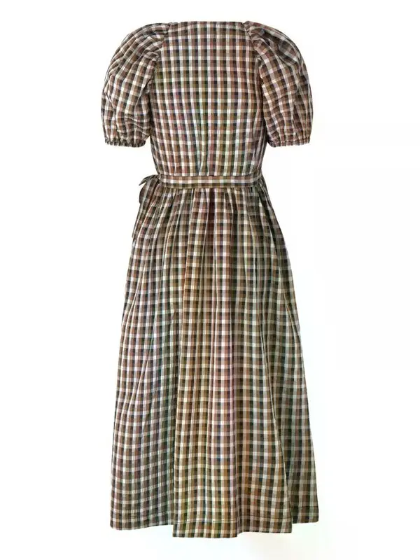 Baum Und Pferdgarten Gingham Midi Dress