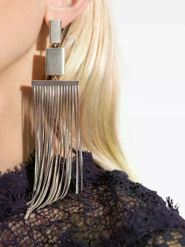 Isabel Marant Étoile Square Fringe Earrings