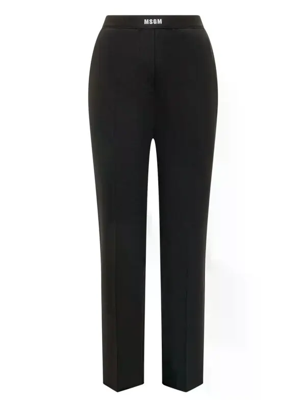 MSGM Logo Waistband Trousers