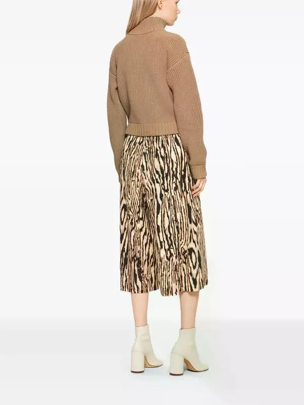 Baum Und Pferdgarten Ribbed Knit Half-zip Sweater
