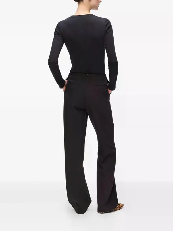 Karl Lagerfeld Tailored Trousers With Gold Buttons