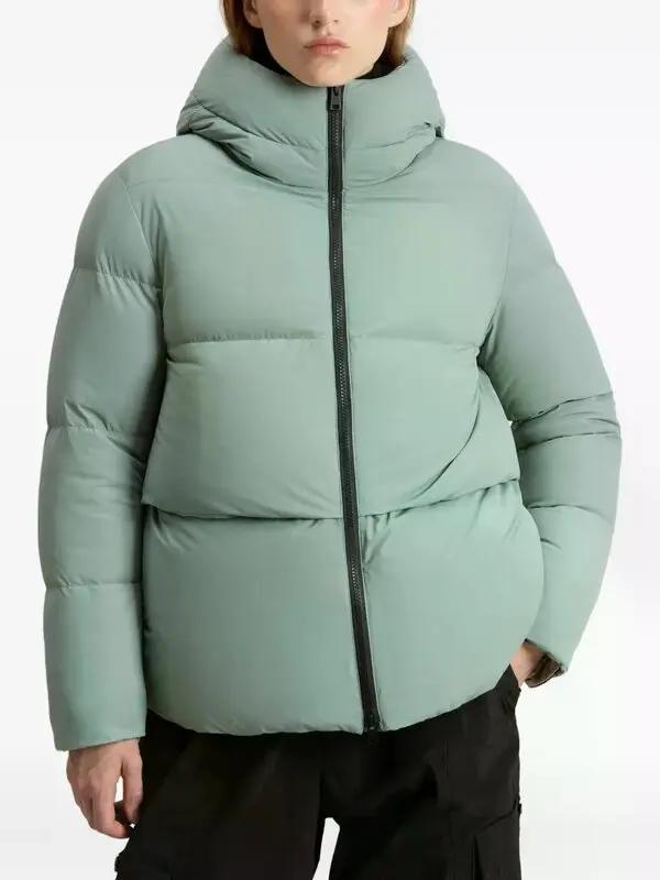 Woolrich Hooded Puffer Jacket - Green