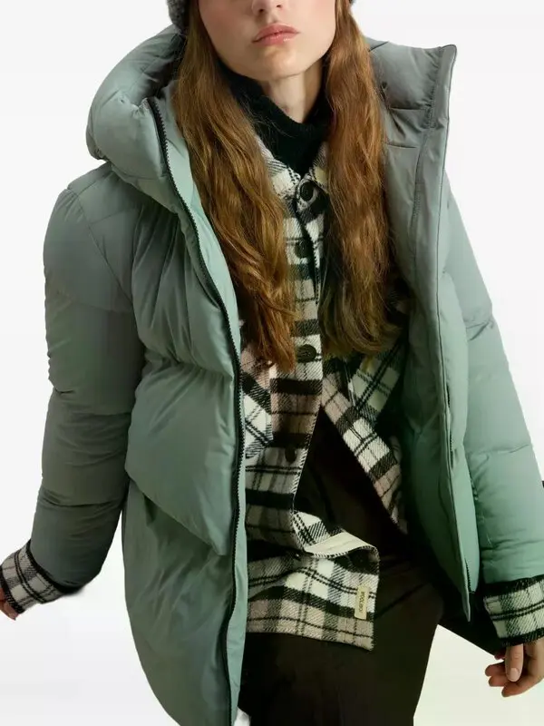 Woolrich Hooded Puffer Jacket - Green