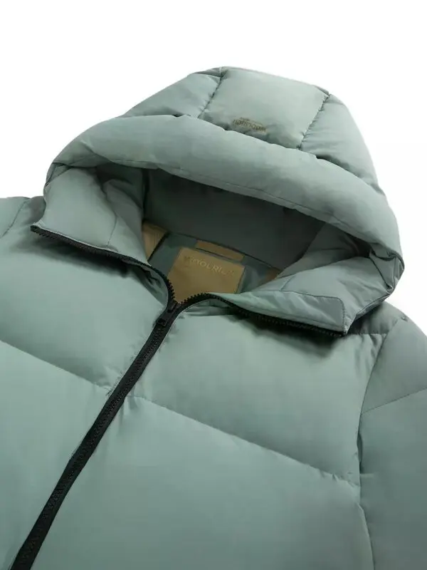 Woolrich Hooded Puffer Jacket - Green