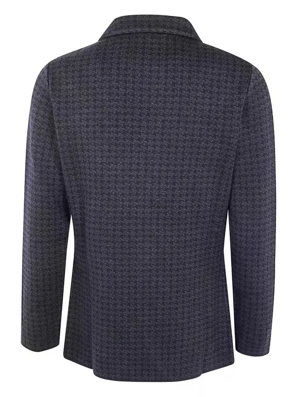 LARDINI Houndstooth Three-button Jacket