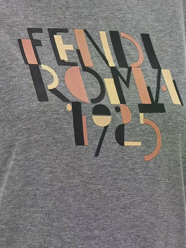 Fendi Roma 1925 T-shirt - Grey