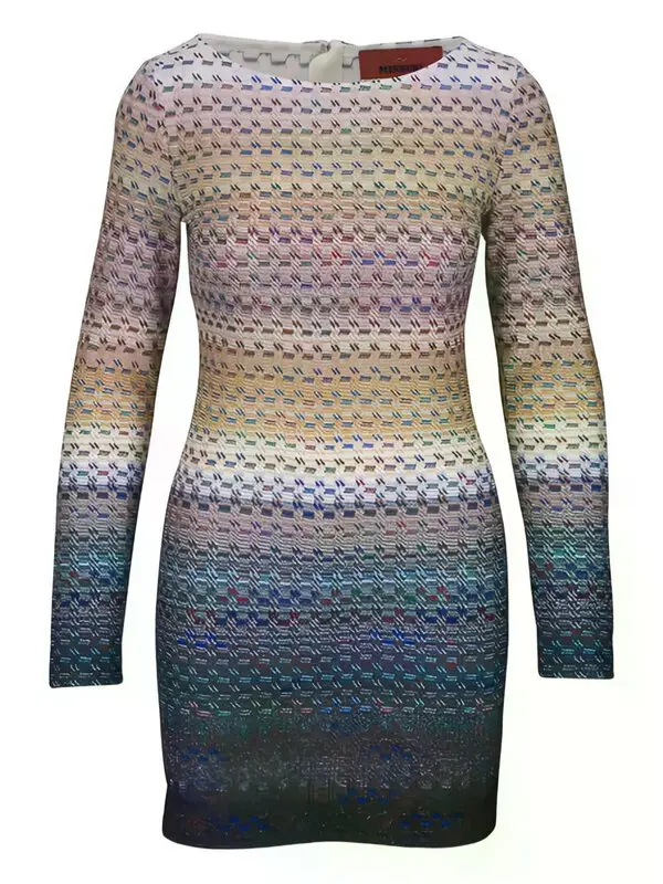 Missoni Ombre-pattern Mini Dress - Neutrals