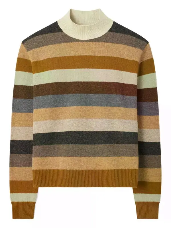 Tory Burch Wool Turtleneck Sweater - Brown