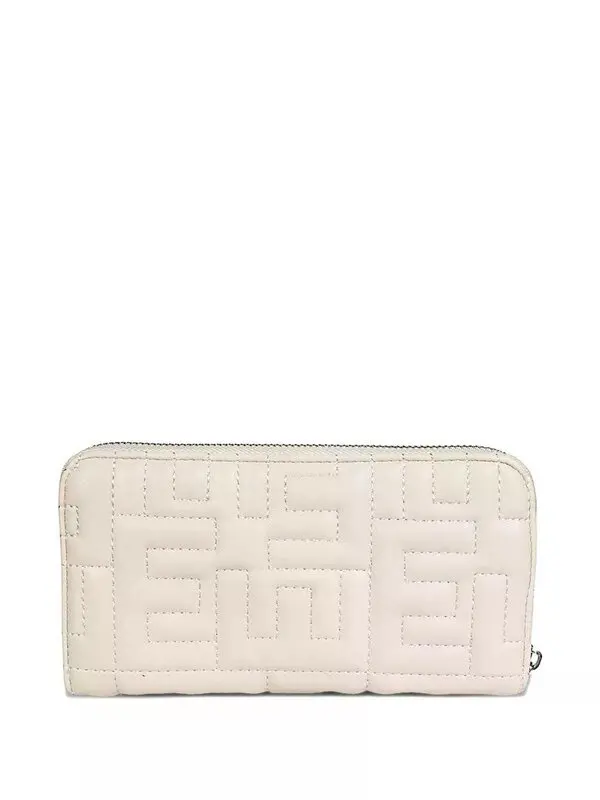 Ermanno Scervino Quilted Geometric Zip-around Wallet