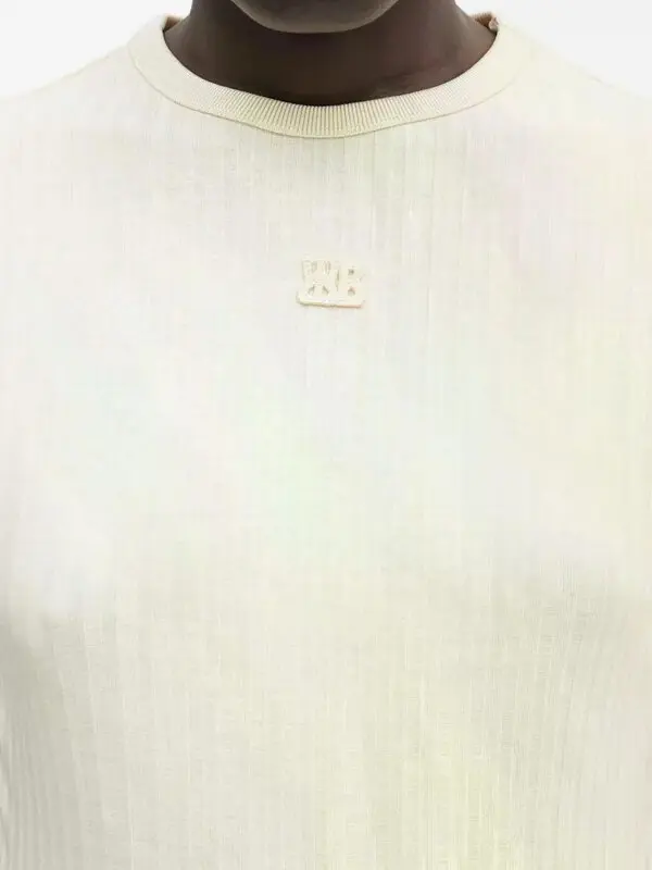 WALES BONNER Ribbed Logo-patch Top