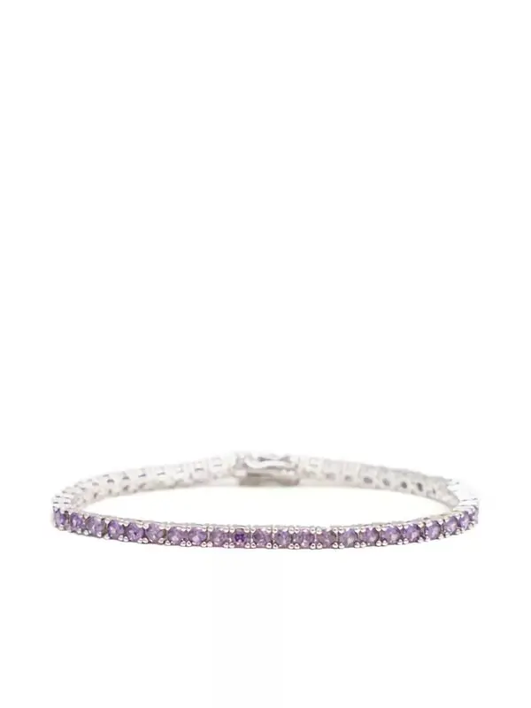 IZABEL DISPLAY Zirconia Tennis Bracelet - Purple