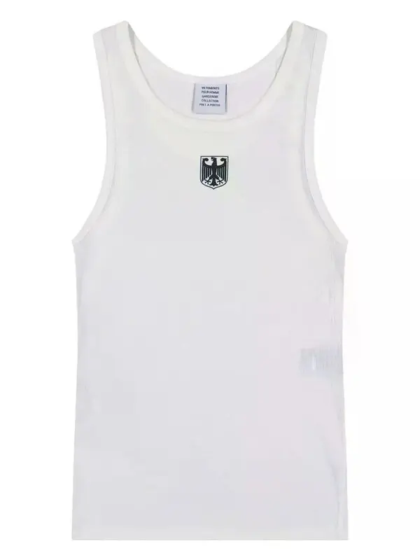 Vetements Eagle Logo Tank Top
