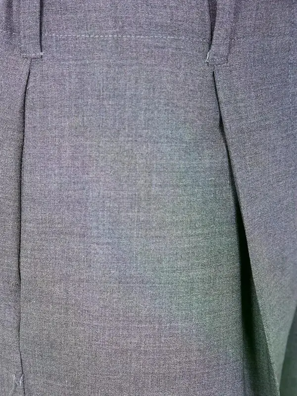 P.a.r.o.s.h Pleated Wool Trousers - Grey