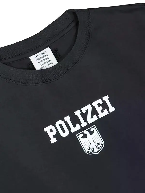 Vetements Polizei Eagle Emblem T-shirt