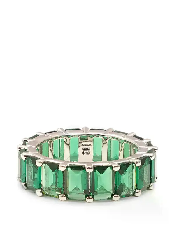 IZABEL DISPLAY Rectangle-cut Ring - Silver