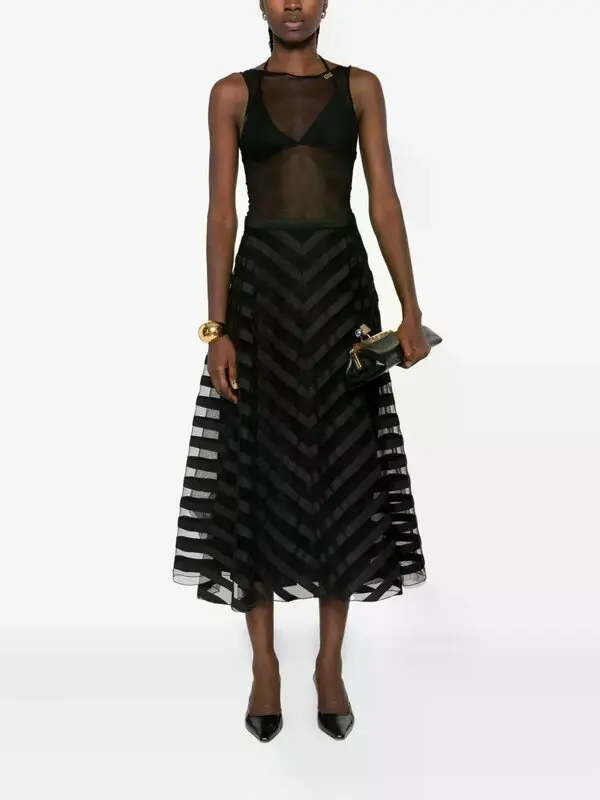 Elisabetta Franchi Sleeveless Bodysuit - Black