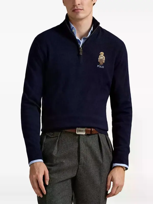 Polo Ralph Lauren Logo-embroidered Half-zip Pullover