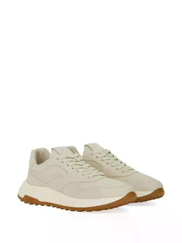 Hogan Leather Low-top Sneakers - Neutrals
