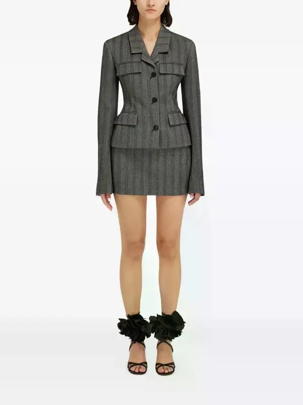 FERRAGAMO Flap-pockets Blazer - Black