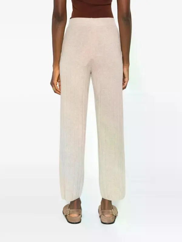 Max Mara Ribbed Cashmere Trousers