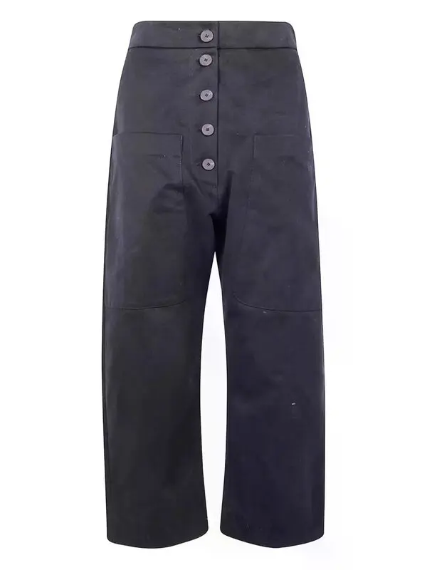 Studio Nicholson Brinson Button-front Patch-pocket Trousers