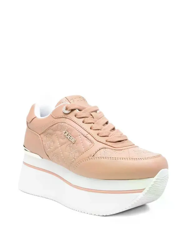Guess Logo-plaque Platform Sneakers