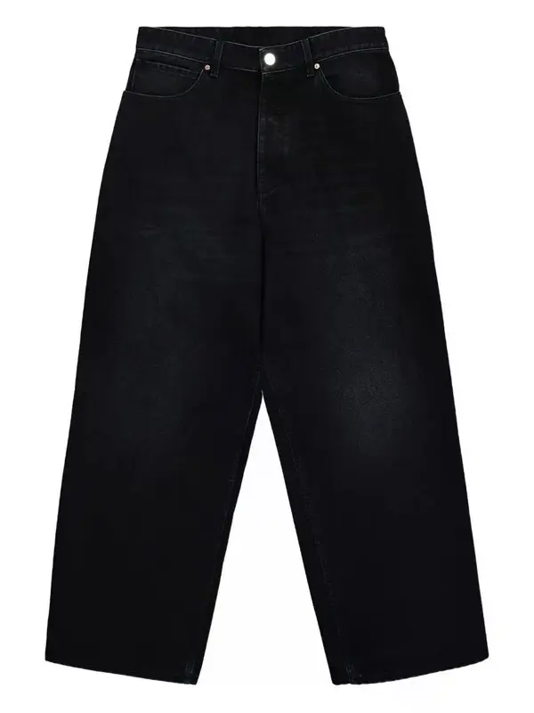 Vetements Anarchy Painted Cropped Jeans