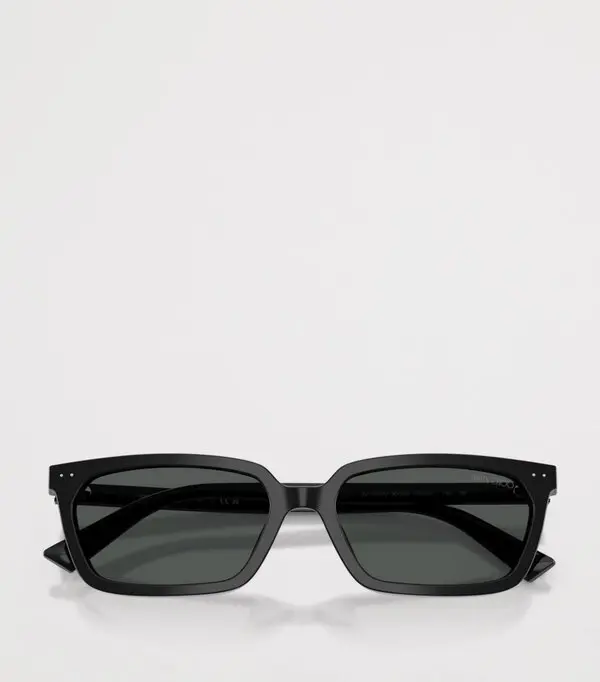 JIMMY CHOO Rectangular Sunglasses - Black