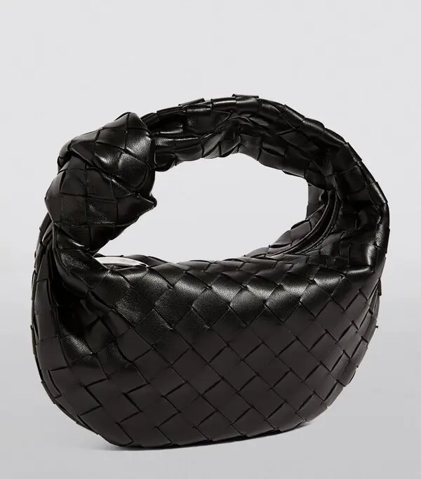 Bottega Veneta Leather Jodie Top-handle Bag - Grey