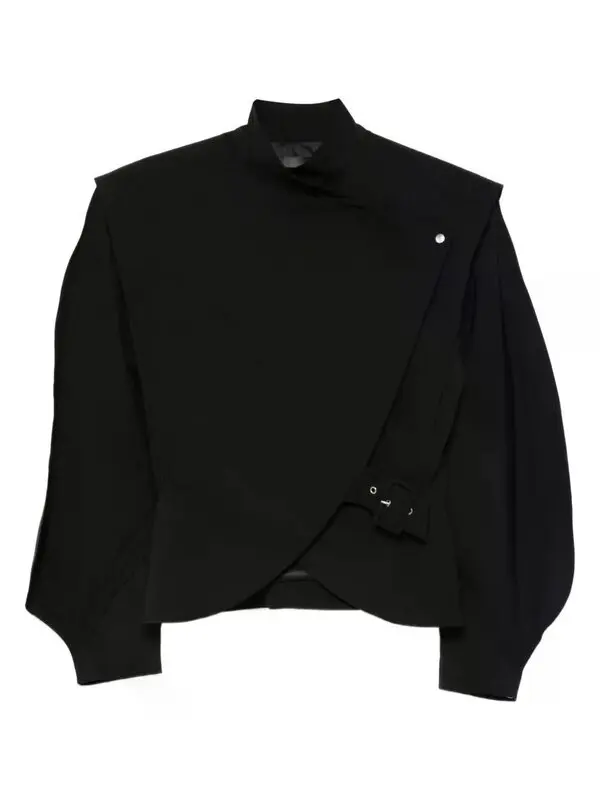 MUGLER Buckle-fastening High-neck Jacket