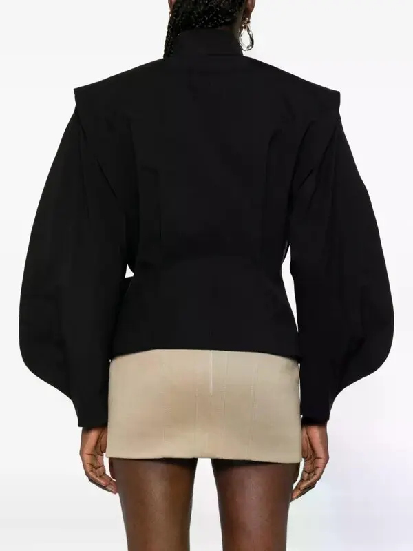 MUGLER Buckle-fastening High-neck Jacket