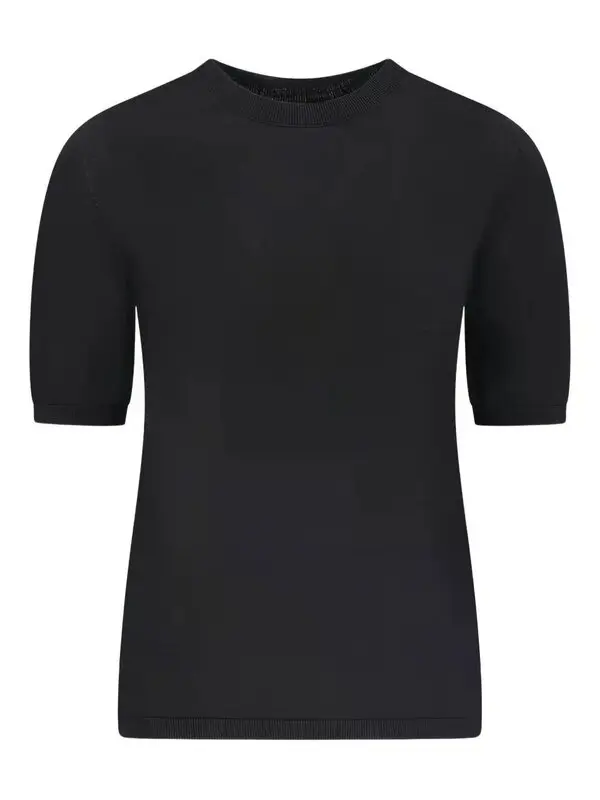 Max Mara Short-sleeve Knitted Sweater