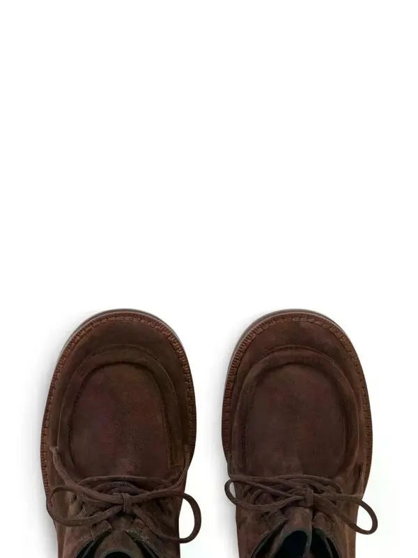 Etro 75mm Suede Lace-up Pumps - Brown
