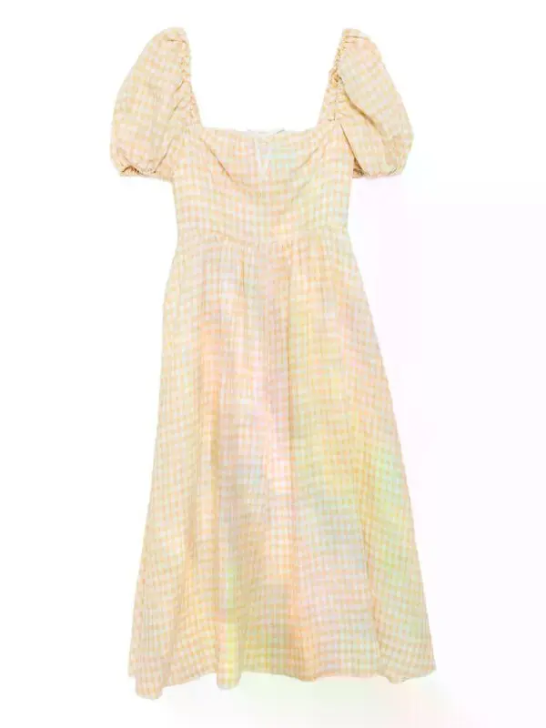 Reformation Marella Linen Dress - Yellow | Editorialist