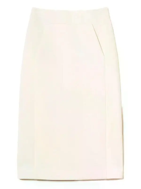 TWINSET Patch-pocket Midi Skirt - White